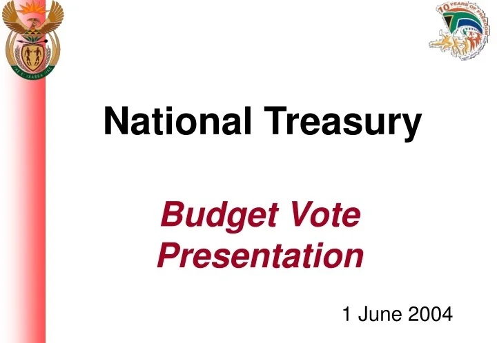 PPT - National Treasury PowerPoint Presentation, free download - ID:9567497