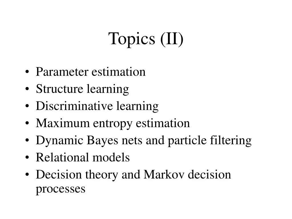 PPT CSE 515 Statistical Methods In Computer Science PowerPoint PPT CSE 515 Statistical Methods In Computer Science PowerPoint