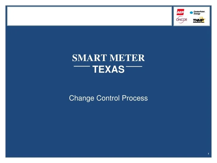 PPT - SMART METER TEXAS PowerPoint Presentation, free download - ID:9571939