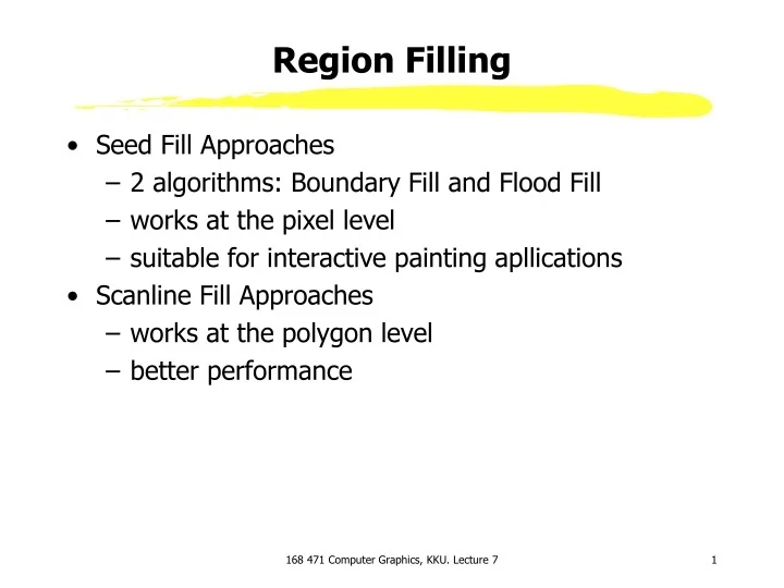 PPT - Region Filling PowerPoint Presentation, free download - ID:9572008