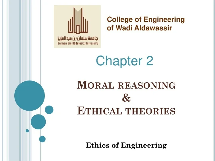 PPT - Moral reasoning & Ethical theories PowerPoint Presentation, free ...