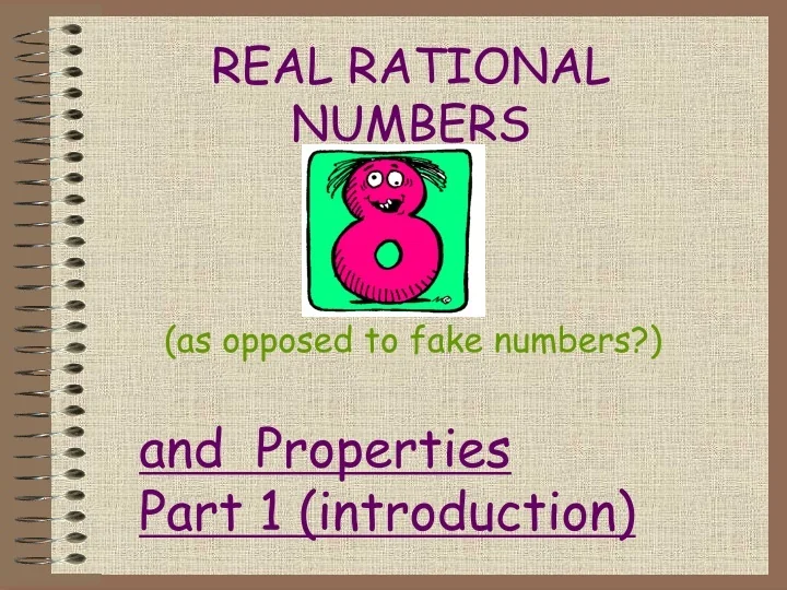 PPT - REAL RATIONAL NUMBERS PowerPoint Presentation, free download - ID ...