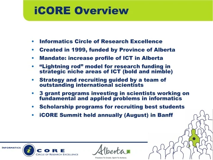 PPT - iCORE Overview PowerPoint Presentation, free download - ID:9577009