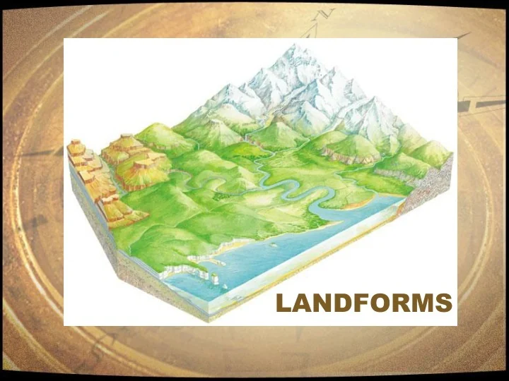 PPT - LANDFORMS PowerPoint Presentation, free download - ID:9577969