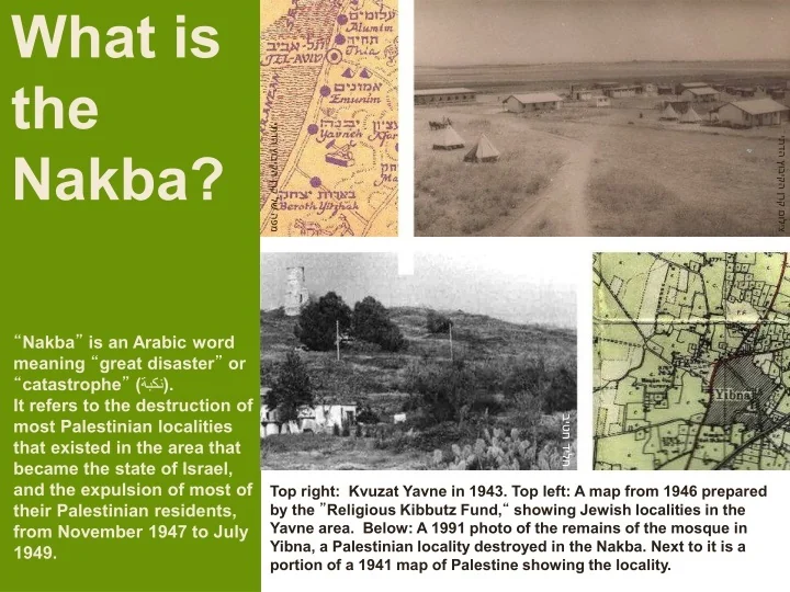 PPT - What is the Nakba? PowerPoint Presentation, free download - ID ...