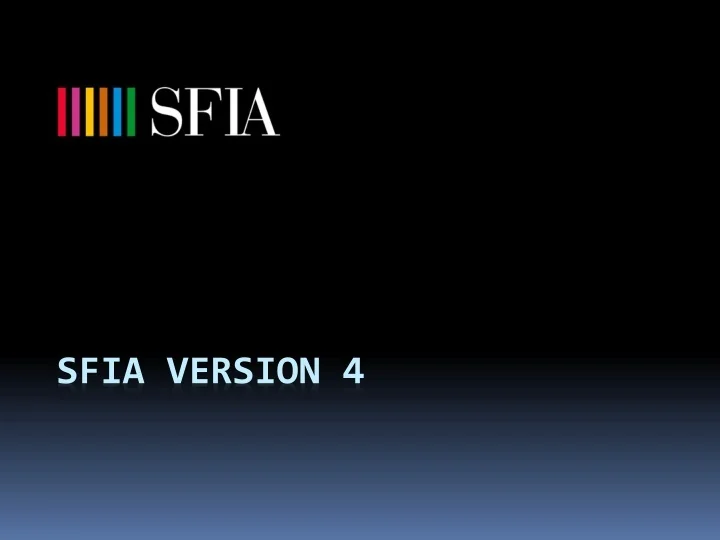 PPT - SFIA version 4 PowerPoint Presentation, free download - ID:9578654