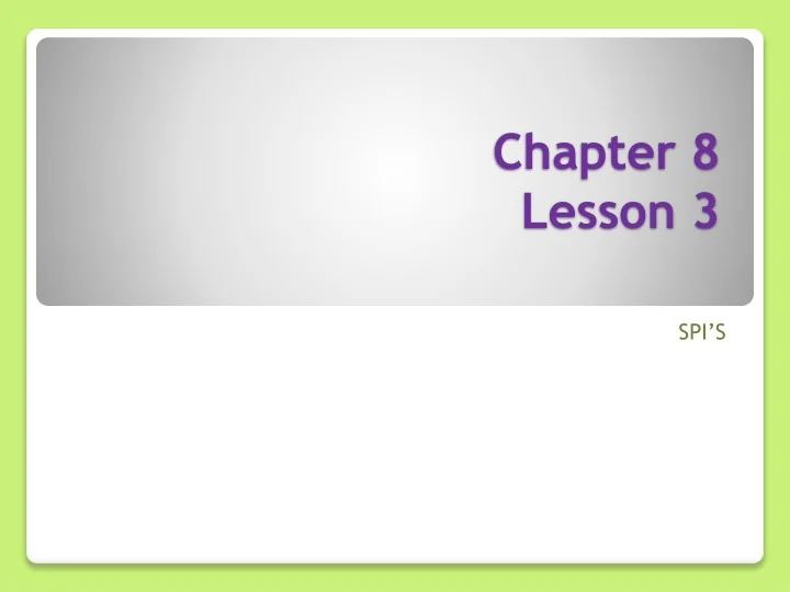 PPT - Chapter 8 Lesson 3 PowerPoint Presentation, free download - ID ...