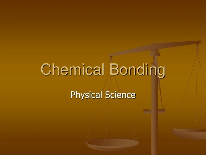 PPT - Chemical Bonding PowerPoint Presentation, free download - ID:9580665