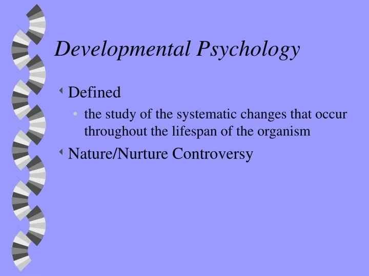 PPT - Developmental Psychology PowerPoint Presentation, free download ...