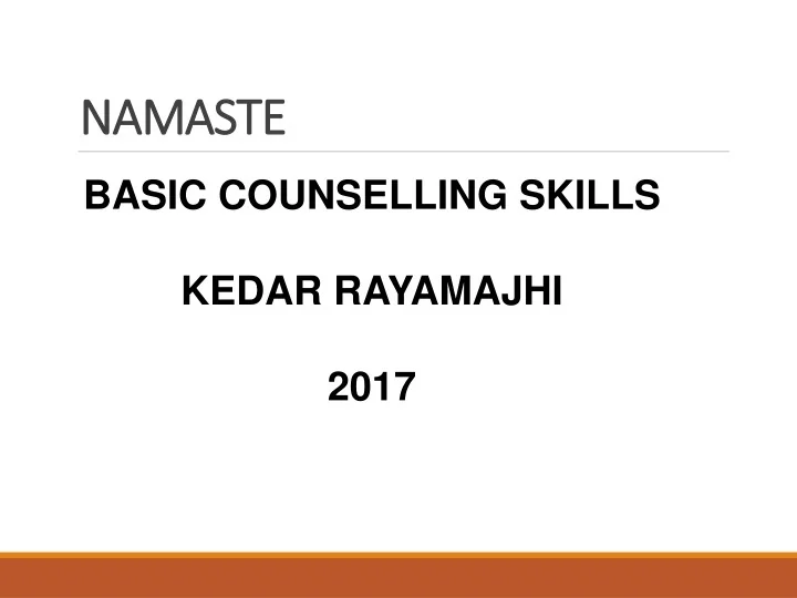 PPT - NAMASTE PowerPoint Presentation, free download - ID:9583936