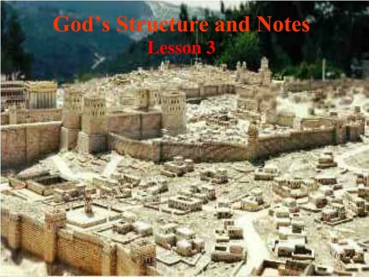 PPT - God’s Structure and Notes PowerPoint Presentation, free download ...