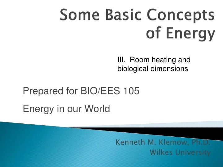 PPT - Some Basic Concepts of Energy PowerPoint Presentation, free ...