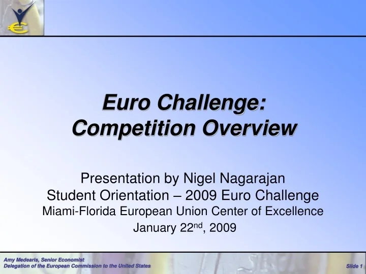PPT - Euro Challenge: Competition Overview PowerPoint Presentation ...