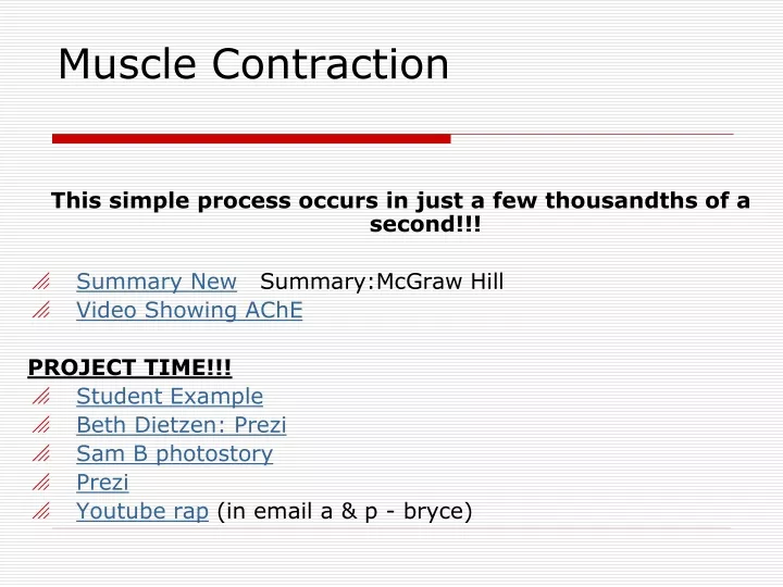 Ppt Muscle Contraction Powerpoint Presentation Free Download Id9590275
