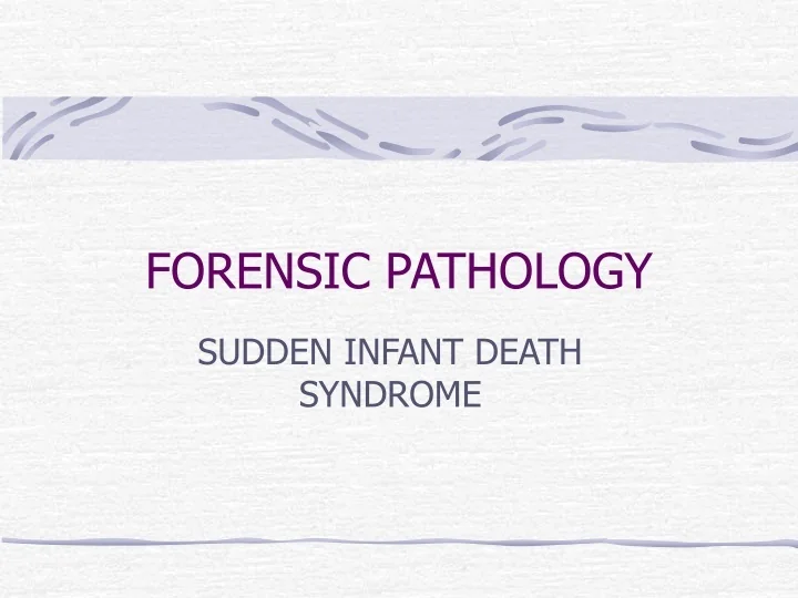 PPT - FORENSIC PATHOLOGY PowerPoint Presentation, free download - ID ...