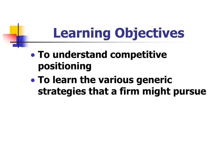 PPT - Learning Objectives PowerPoint Presentation, free download - ID ...