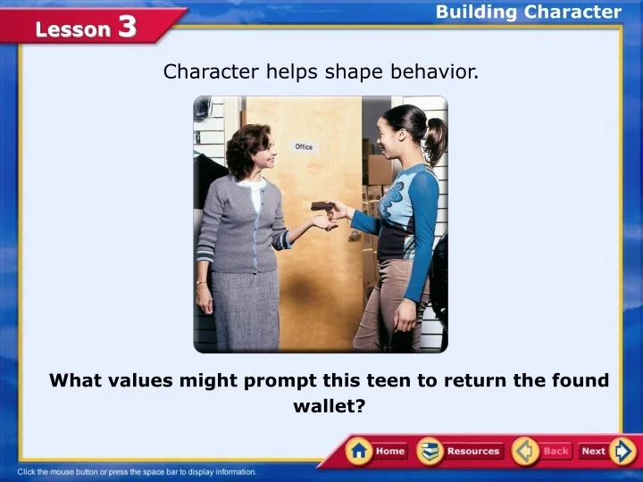 PPT - Building Character PowerPoint Presentation, free download - ID ...