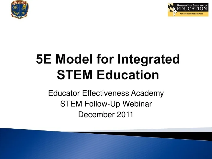 PPT - 5E Model for Integrated STEM Education PowerPoint Presentation ...