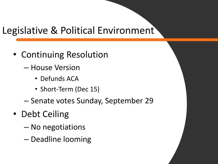 PPT - Legislative & Political Environment PowerPoint Presentation, free ...