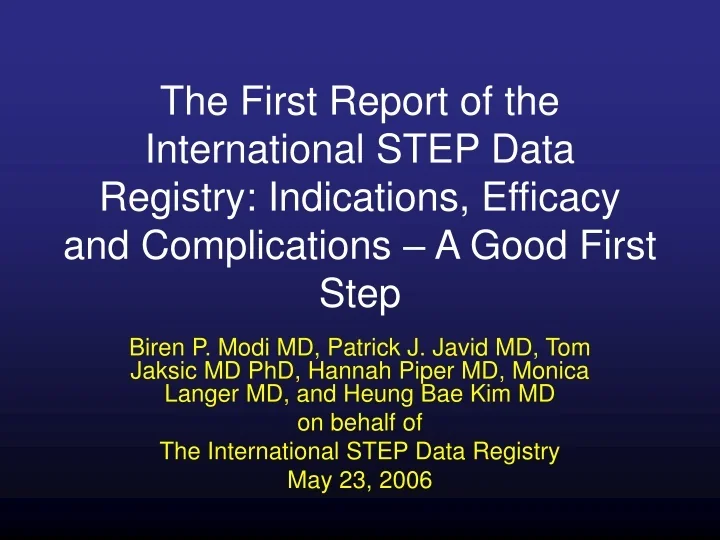 PPT - Serial Transverse Enteroplasty (STEP) PowerPoint Presentation ...