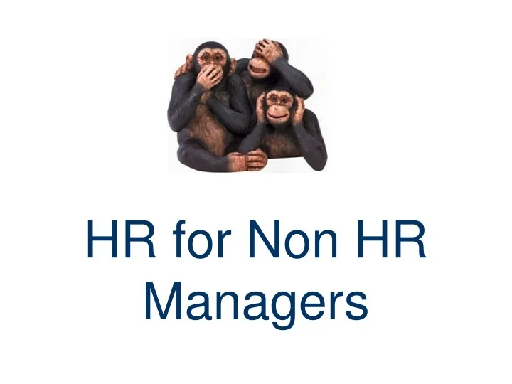 PPT - HR for Non HR Managers PowerPoint Presentation, free download ...