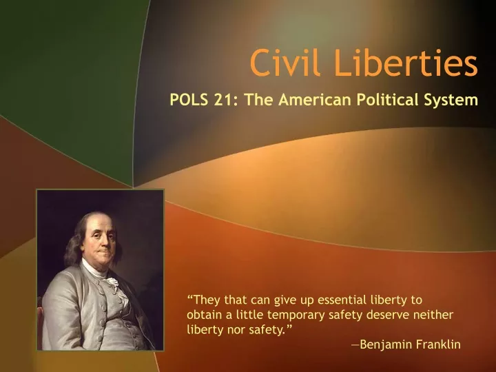 Ppt Civil Liberties Powerpoint Presentation Free Download Id 9599369