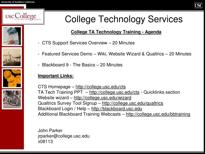 PPT - College Technology Services PowerPoint Presentation, free ...
