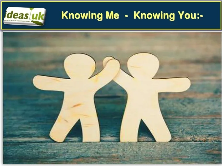 PPT - Knowing Me - Knowing You:- PowerPoint Presentation, free download ...