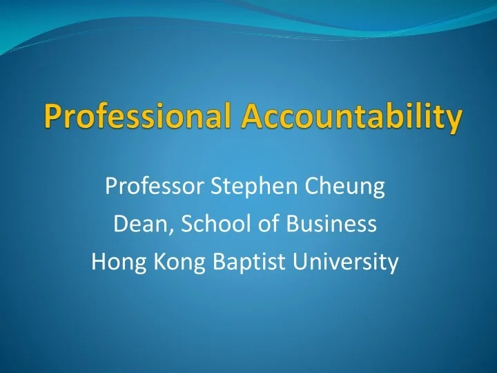 PPT - Professional Accountability PowerPoint Presentation, free download - ID:9603411