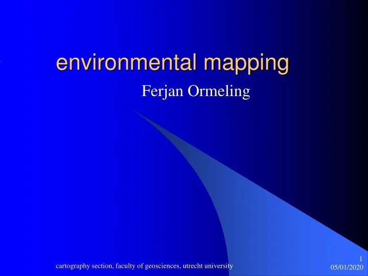 PPT - environmental mapping PowerPoint Presentation, free download - ID ...