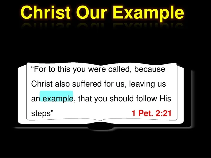 PPT - Christ Our Example PowerPoint Presentation, free download - ID ...