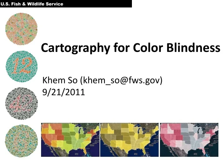PPT - Cartography for Color Blindness PowerPoint Presentation, free ...
