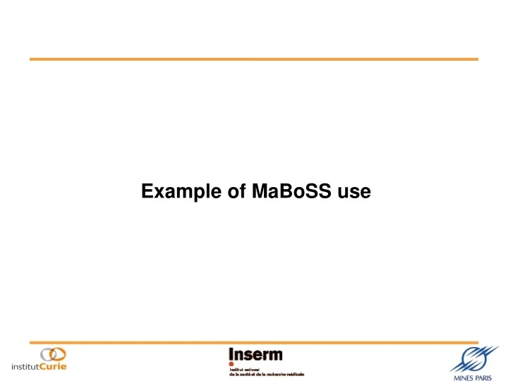 PPT - Example of MaBoSS use PowerPoint Presentation, free download - ID ...