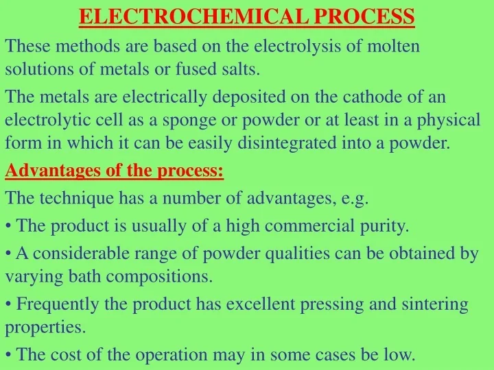 PPT - ELECTROCHEMICAL PROCESS PowerPoint Presentation, free download ...