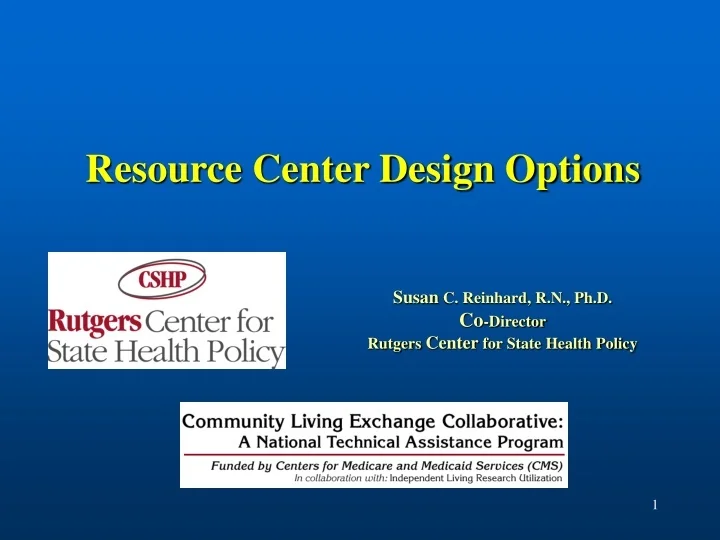 PPT - Resource Center Design Options PowerPoint Presentation, free ...