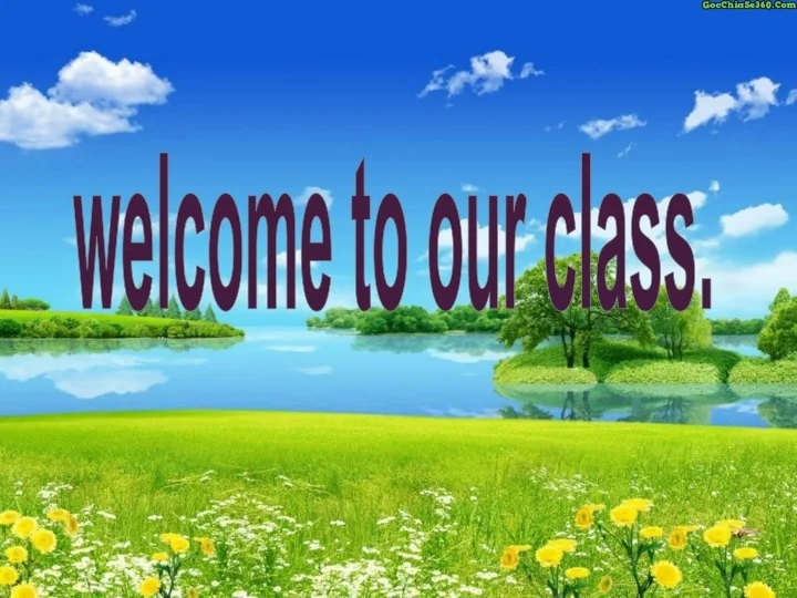 PPT - welcome to our class. PowerPoint Presentation, free download - ID ...