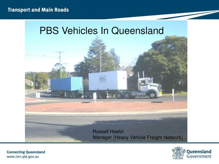 PPT - PBS Vehicles In Queensland PowerPoint Presentation, free download ...