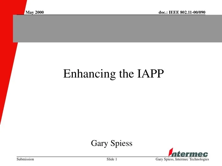 PPT - Gary Spiess PowerPoint Presentation, free download - ID:9614719