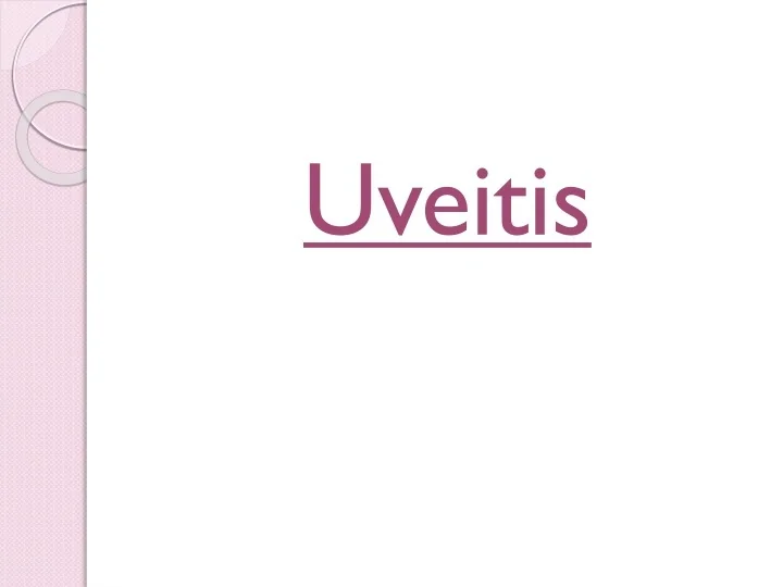 PPT - Uveitis PowerPoint Presentation, free download - ID:9614809