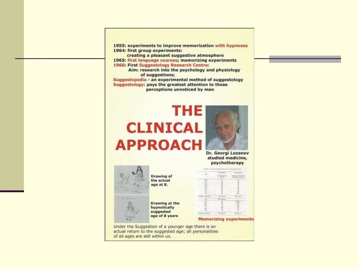 PPT - Dr. Lozanov PowerPoint Presentation, free download - ID:9617499