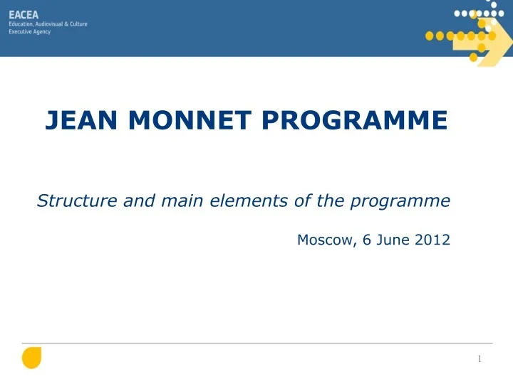 PPT - JEAN MONNET PROGRAMME PowerPoint Presentation, free download - ID ...