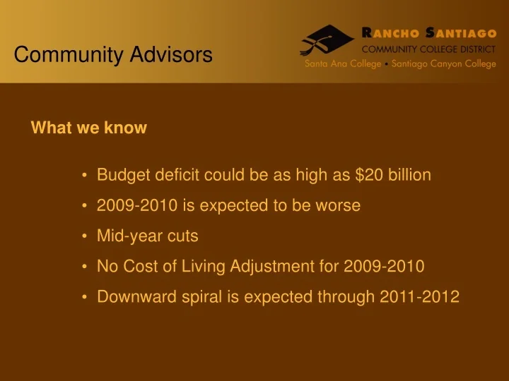PPT - Community Advisors PowerPoint Presentation, free download - ID ...