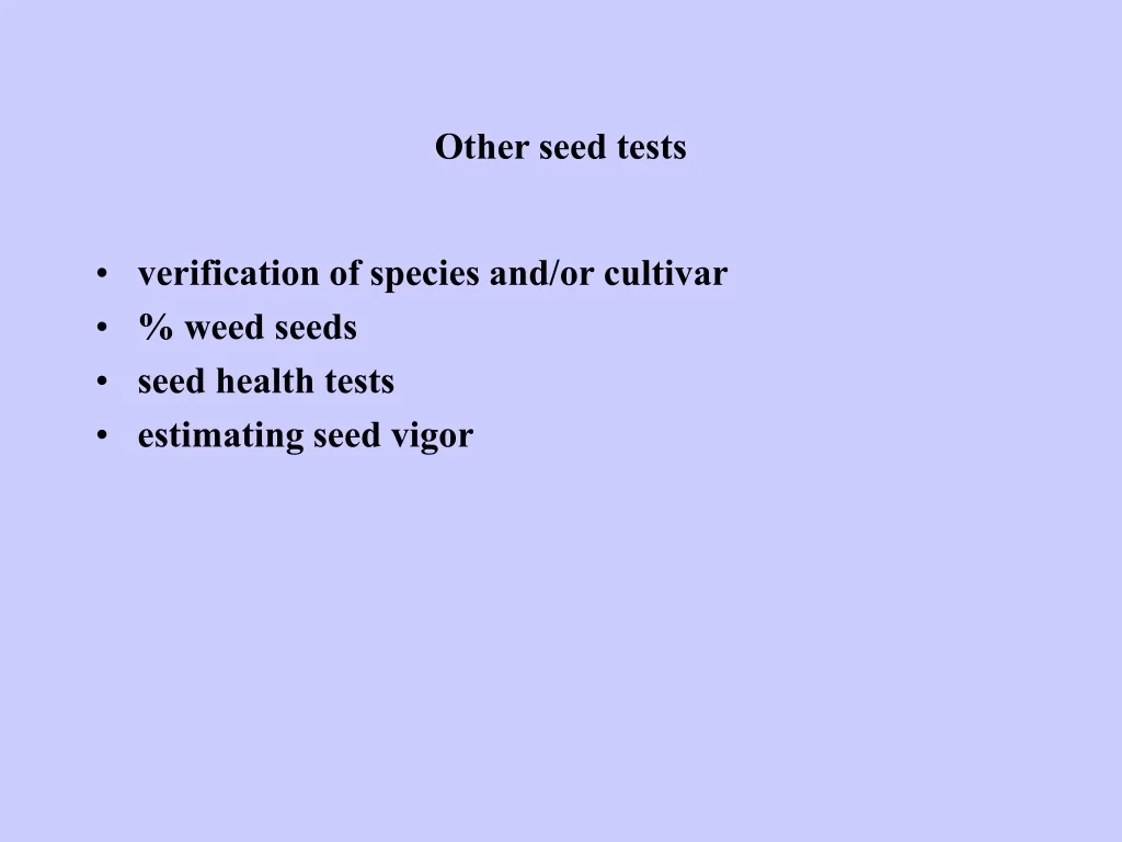 PPT Seed Testing PowerPoint Presentation Free Download ID 9623087 PPT Seed Testing PowerPoint Presentation Free Download ID 9623087