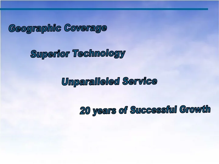 PPT - Geographic Coverage PowerPoint Presentation, free download - ID ...