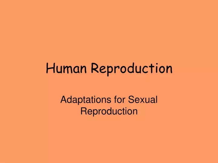 Ppt Human Reproduction Powerpoint Presentation Free Download Id
