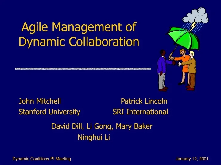 PPT - Agile Management of Dynamic Collaboration PowerPoint Presentation ...