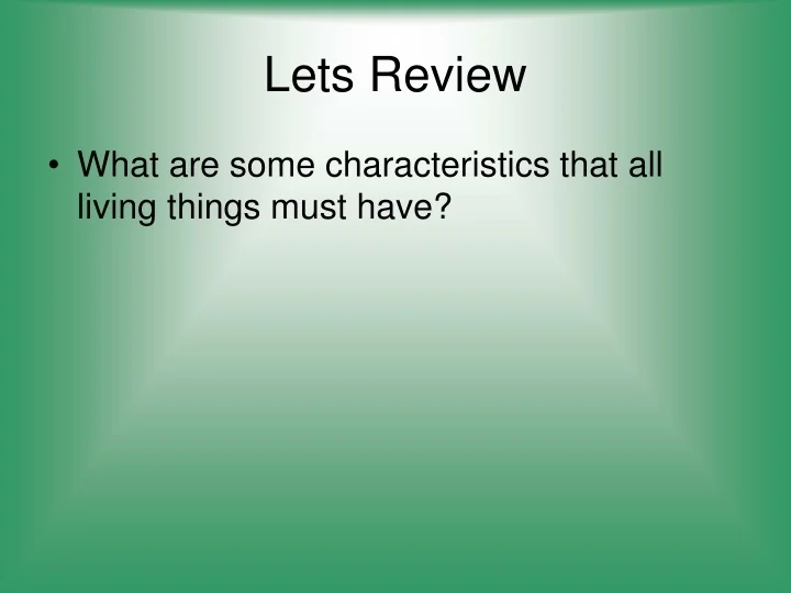PPT - Lets Review PowerPoint Presentation, free download - ID:9624985