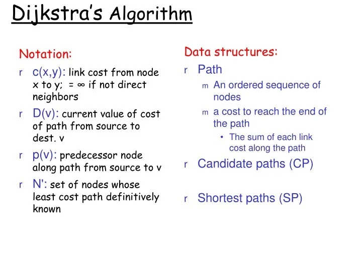 PPT - Dijkstra’s Algorithm PowerPoint Presentation, free download - ID ...