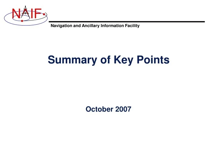 PPT - Summary of Key Points PowerPoint Presentation, free download - ID ...
