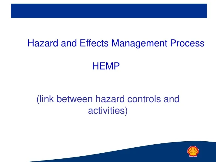 PPT - (link between hazard controls and activities) PowerPoint ...
